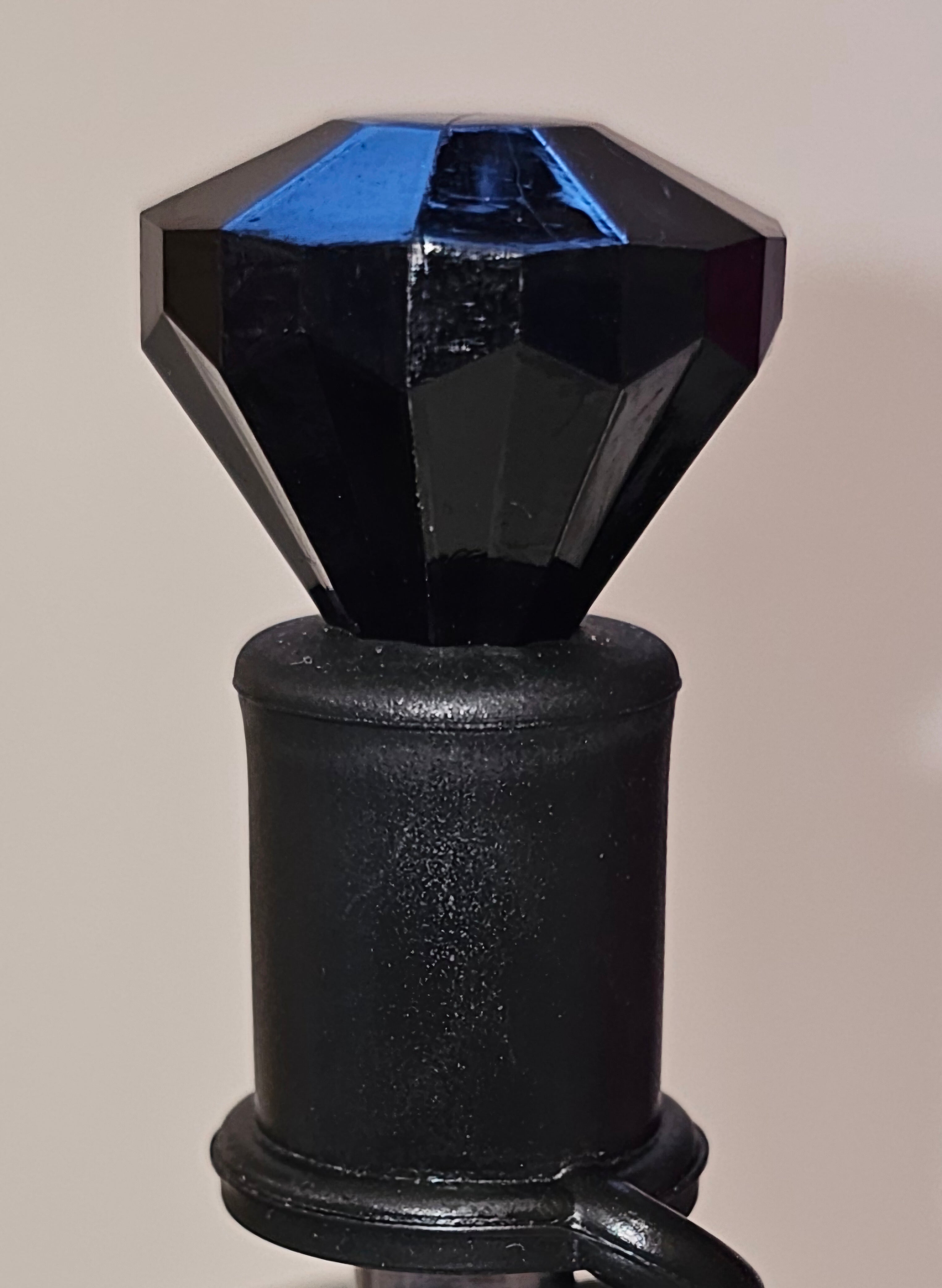 Diamond Straw Topper - Black – Southern Creative Glamour
